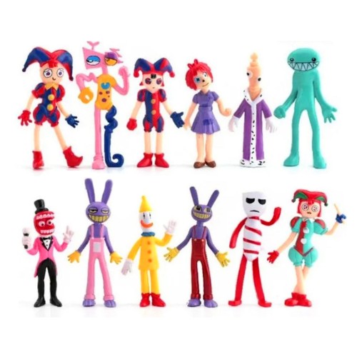 ZESTAW 12 FIGUREK The Amazing Digital Circus FIGURKI POMNI CYFROWY CYRK ...